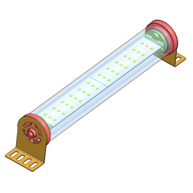 LED CNC Machine Lamp 9 Watt Water & Coolant Proof 230V ML-09LED-E ...